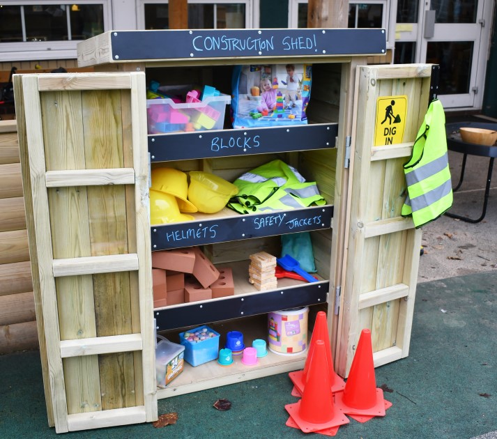 Classroom and Playground Storage from Pentagon Play | Pentagon Play