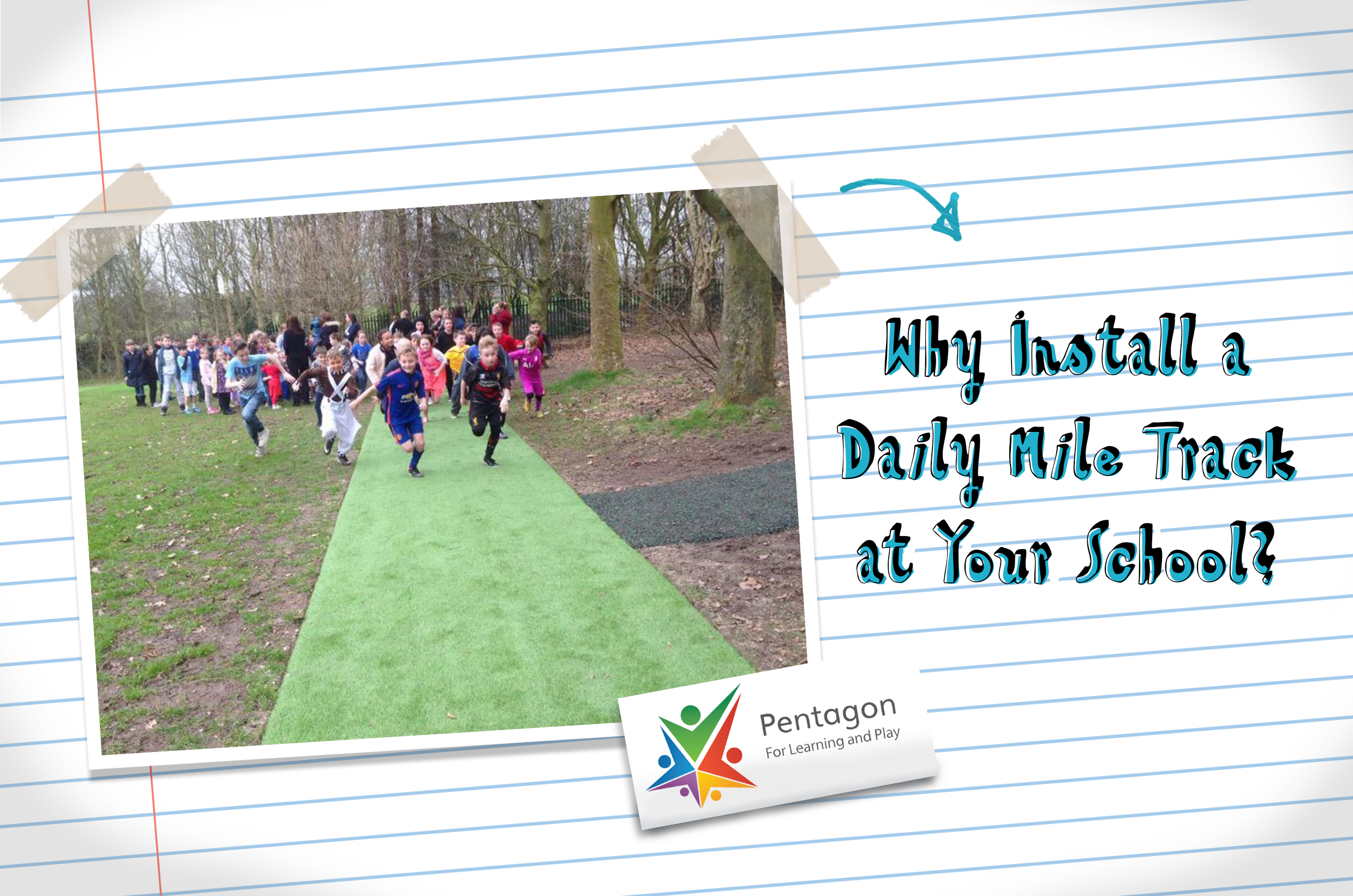 Implement a designated Daily Mile Track at your school | Pentagon Play
