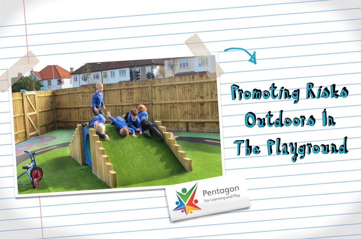 Promoting Risks Outdoors in the Playground | Pentagon Play