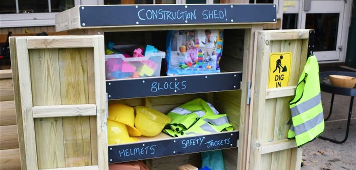 Classroom and Playground Storage from Pentagon Play | Pentagon Play