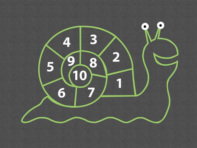 1-10 Snail Playground Marking | Pentagon Play
