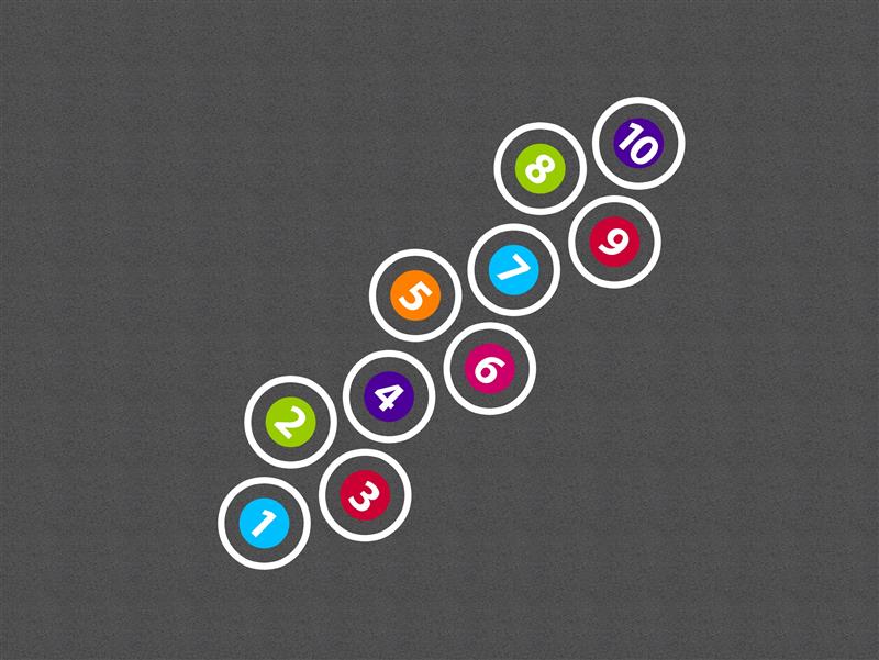 Circle Hopscotch Markings | Pentagon Play