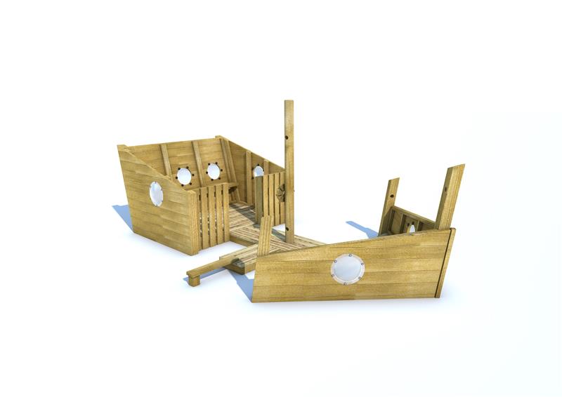 Low-Level Outdoor Play Ship | Pentagon Play
