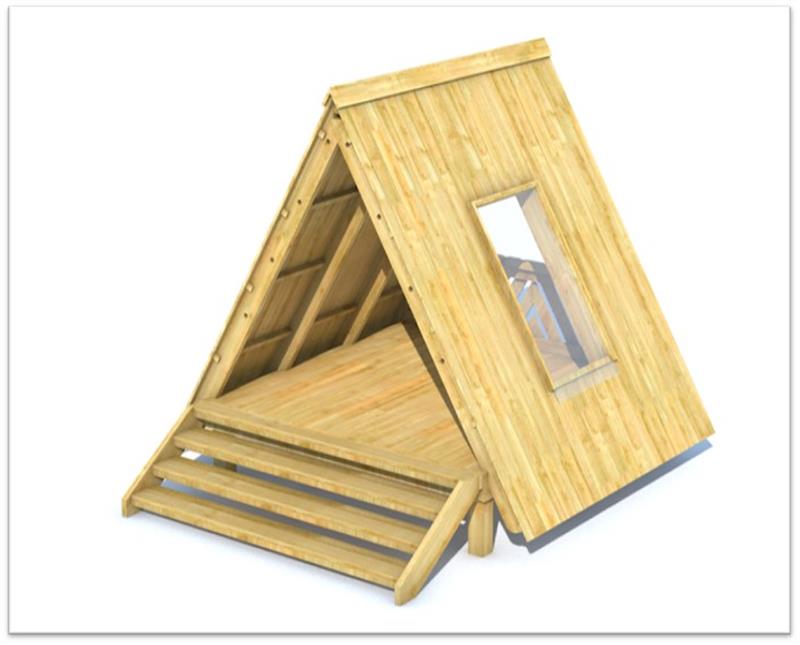 Forest Floor Learning Den with Window | Pentagon Play