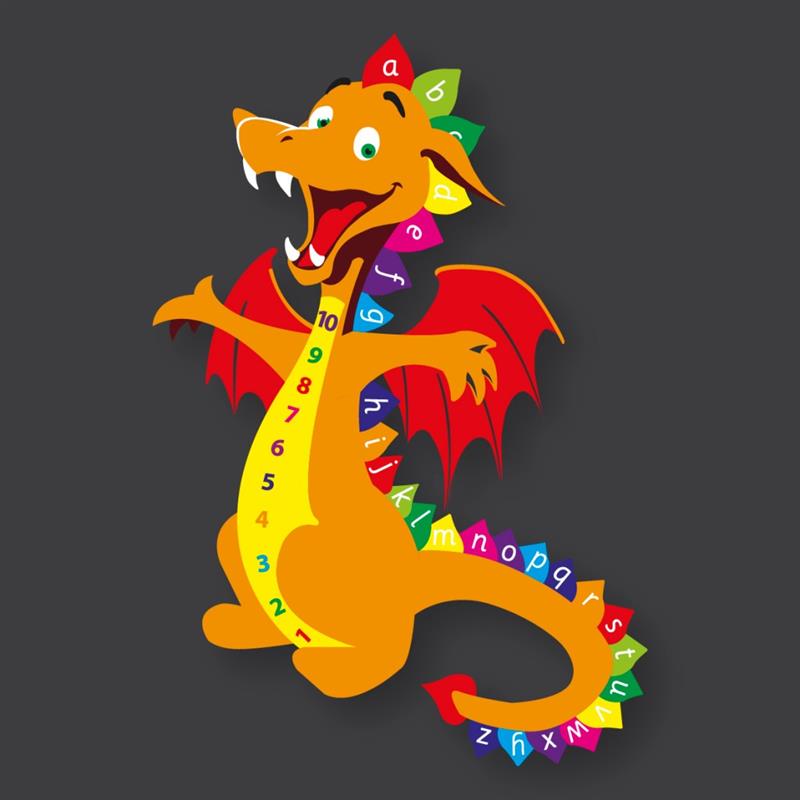 3D Letter/Number Dragon | Pentagon Play