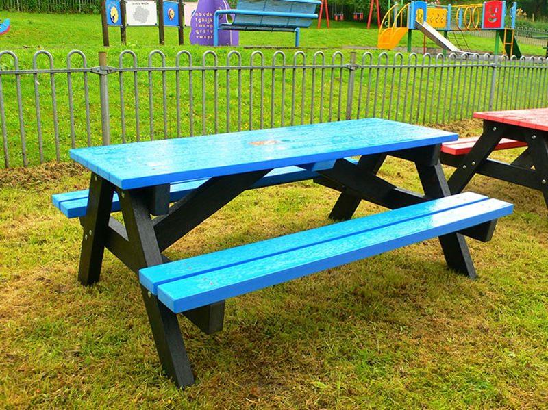 Recycled Picnic Bench | Pentagon Play