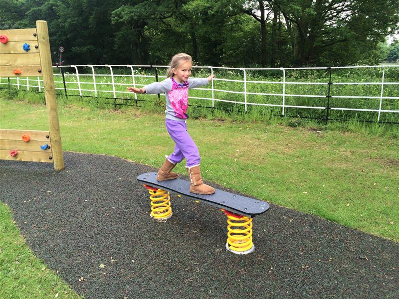Outdoor Spring Plank | Pentagon Play