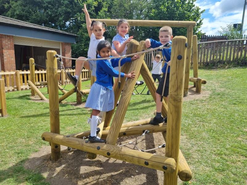 Pinnacle Hill Climbing Frame For Nursery | Pentagon Play