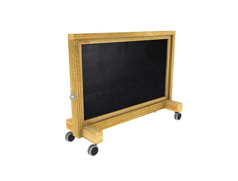 Interactive Chalkboard Panel on Wheels | Pentagon Play