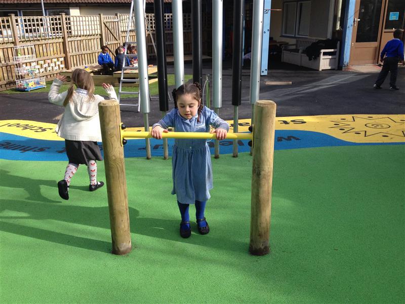 Outdoor Roll Over Bars for Children | Pentagon Play