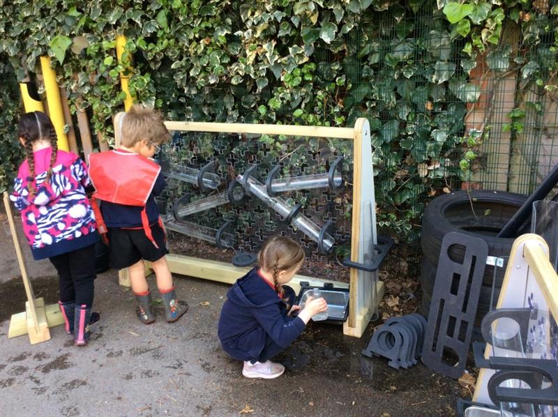 Outdoor Freestanding Water Wall For EYFS | Pentagon Play