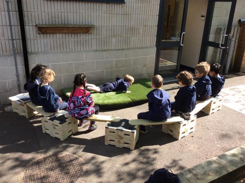 Dual Freestanding Playground Stage | Pentagon Play