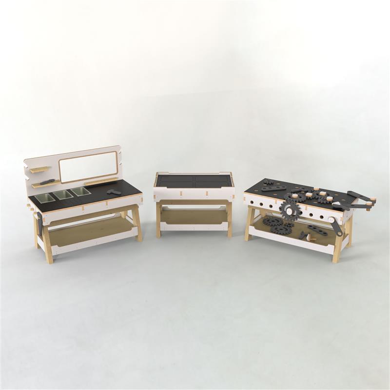 Pentagon Play's Construction Tables - The Workshop Package encourages ...