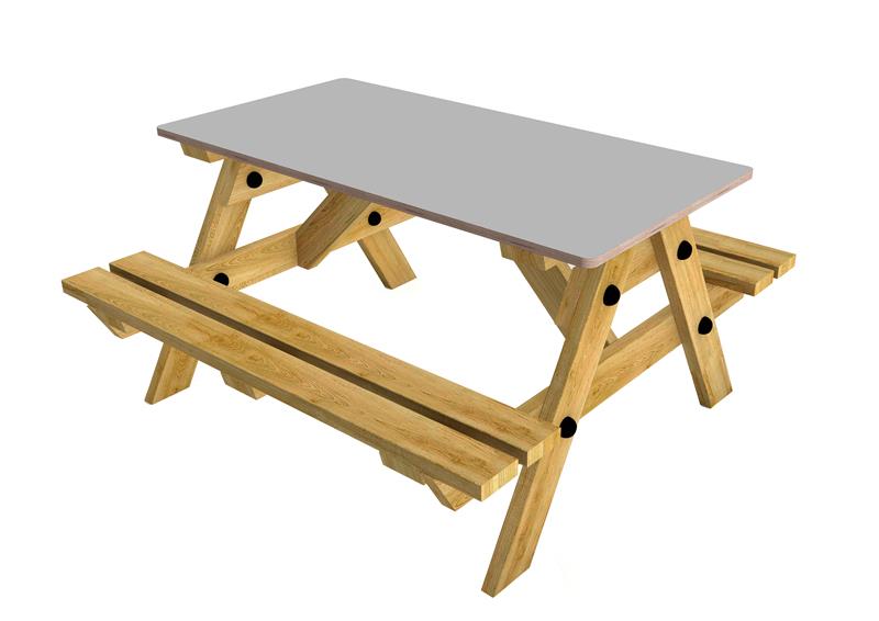 Early Years Picnic Table | Pentagon Play
