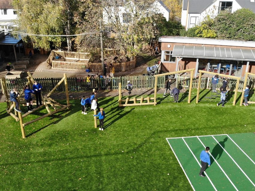 An Active Play Area at Gloucester Road Primary School | Pentagon Play