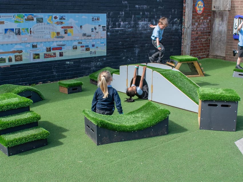 Freestanding Active Play at St Joseph's Primary School! | Pentagon Play