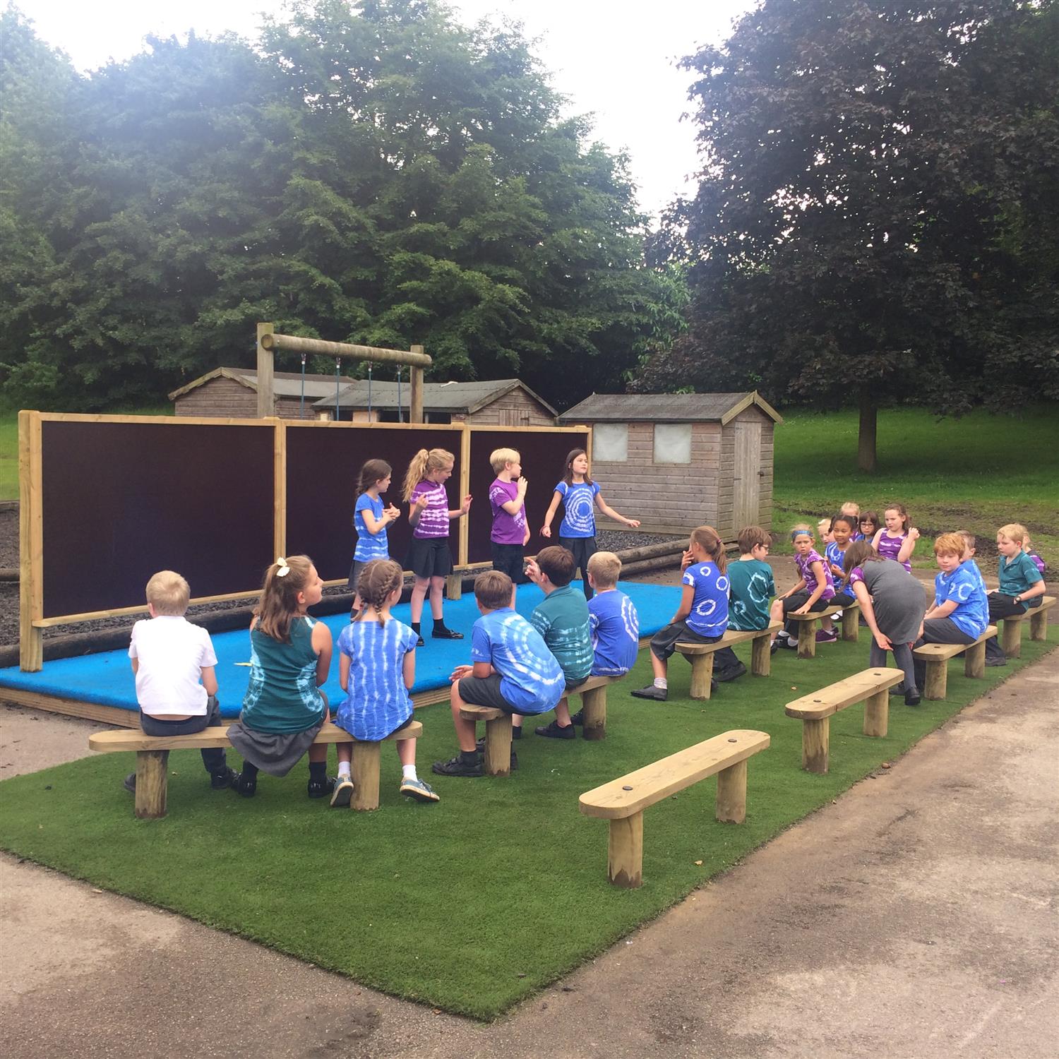 Marton & District's Trim Trail & Performance Stage | Pentagon Play