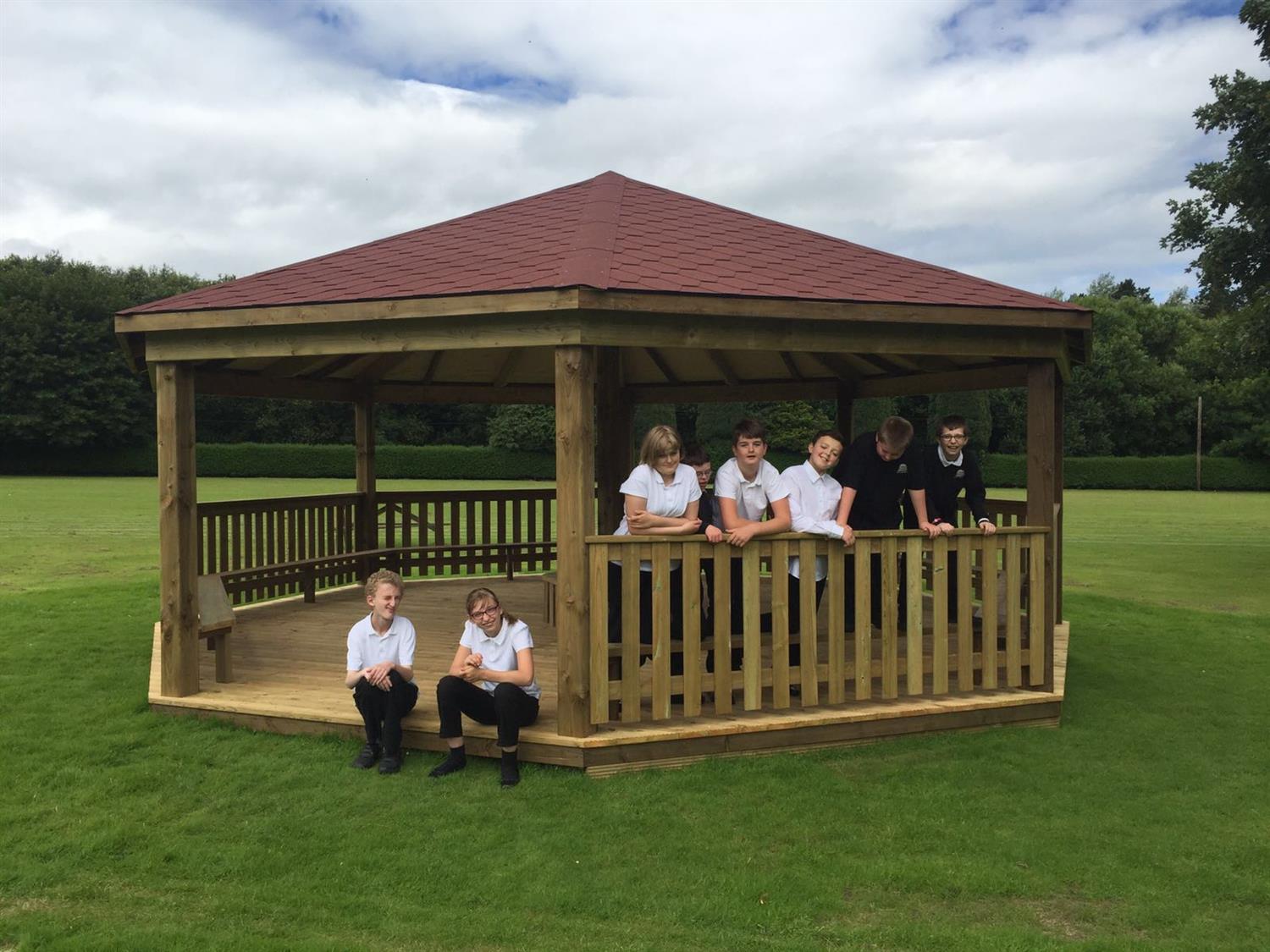 Walton Hall Academy's Outdoor Classroom Gazebo | Pentagon Play