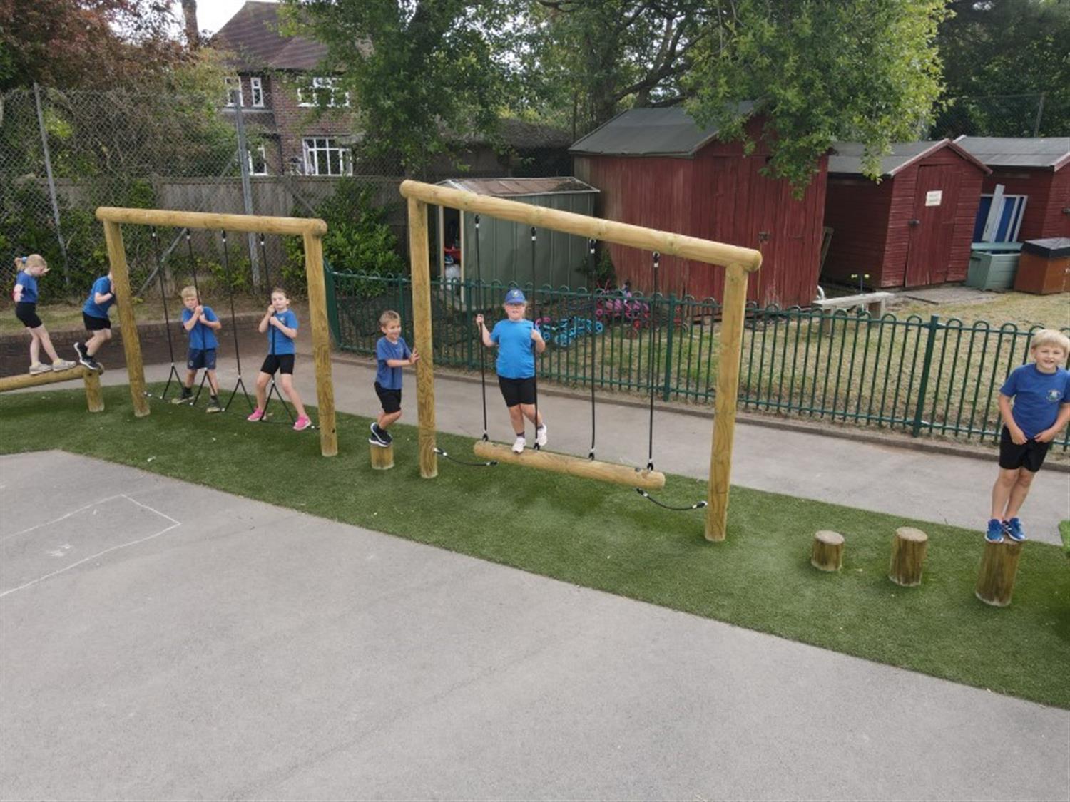 Trim Trail Adventures for Westland Primary School! | Pentagon Play