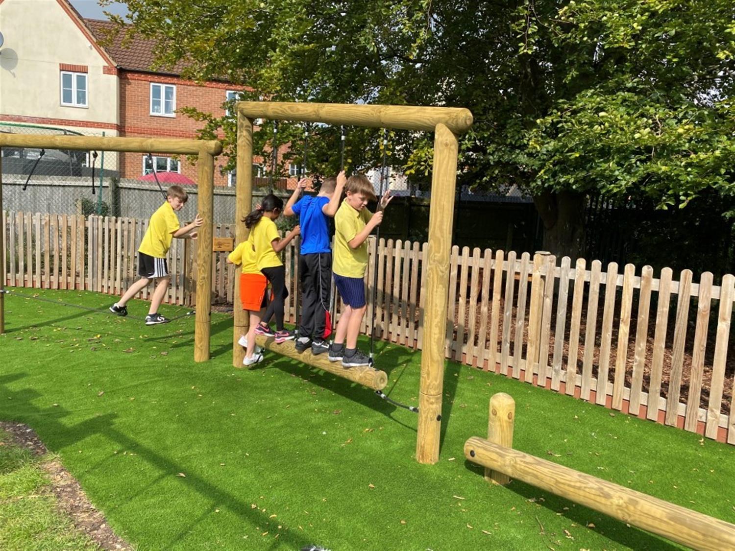 A Primary School Trim Trail Development in Lincolnshire | Pentagon Play