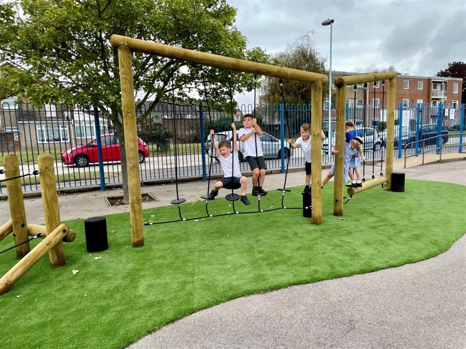 Thomas A'Becket's Multiple Playground Transformations | Pentagon Play