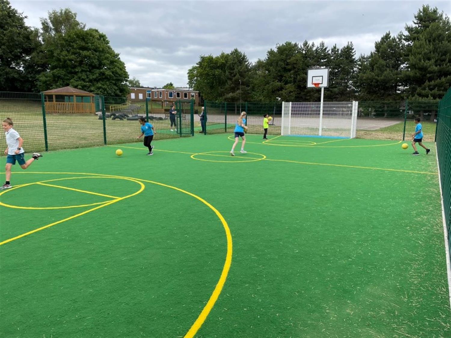 A New MUGA for the Sporting Stars of Hilltop Primary School | Pentagon Play