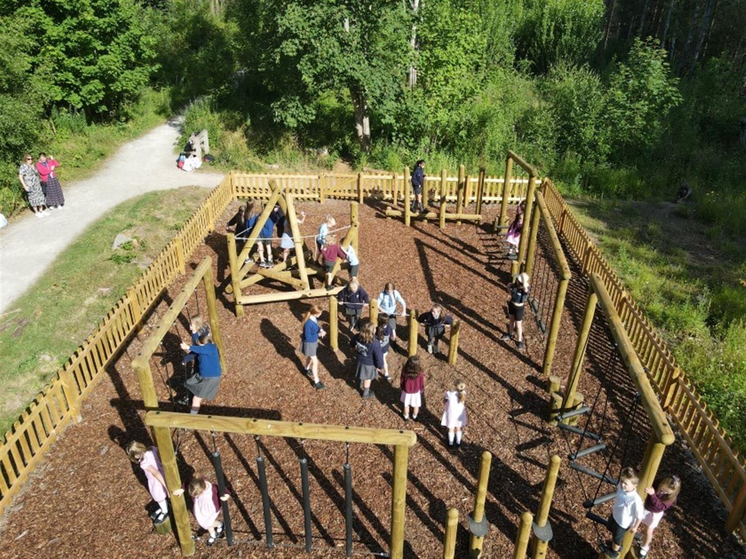 A Trim Trail Space for Maes Y Pant! | Pentagon Play