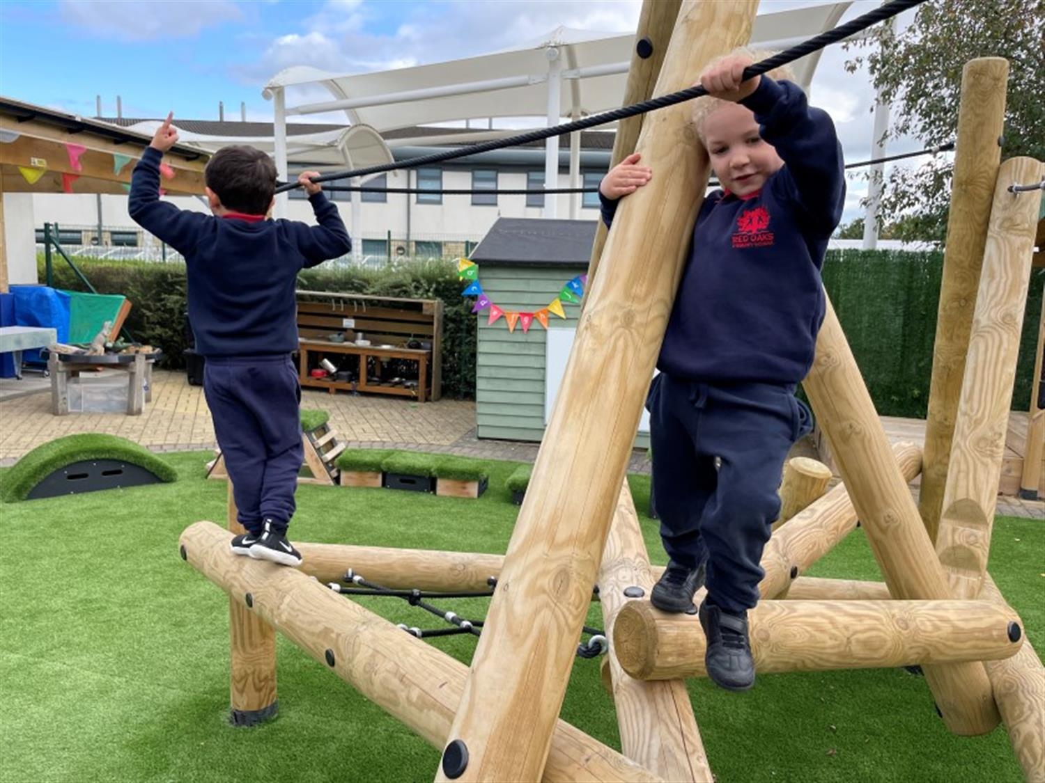 A New Playground Space for Red Oaks Primary School | Pentagon Play