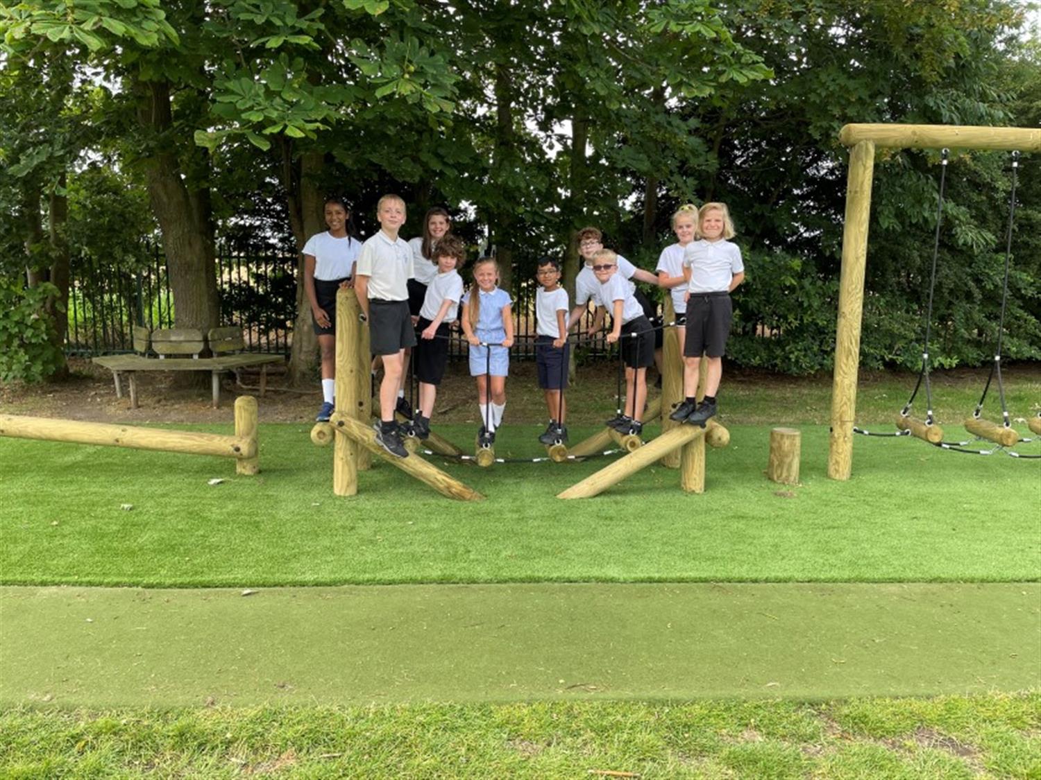 See Lower Halstow Primary School's New Trim Trail in Kent | Pentagon Play