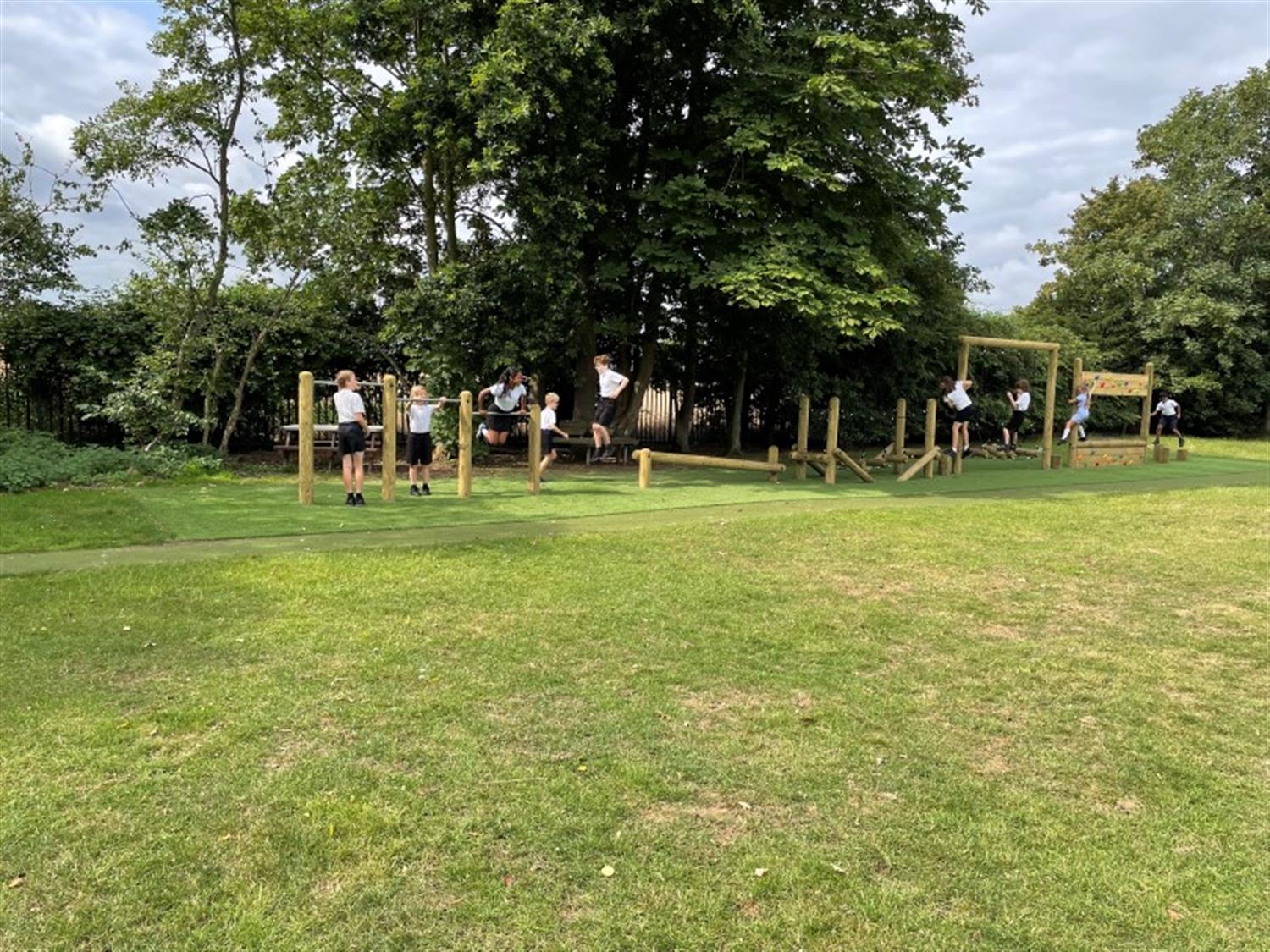 See Lower Halstow Primary School's New Trim Trail in Kent | Pentagon Play