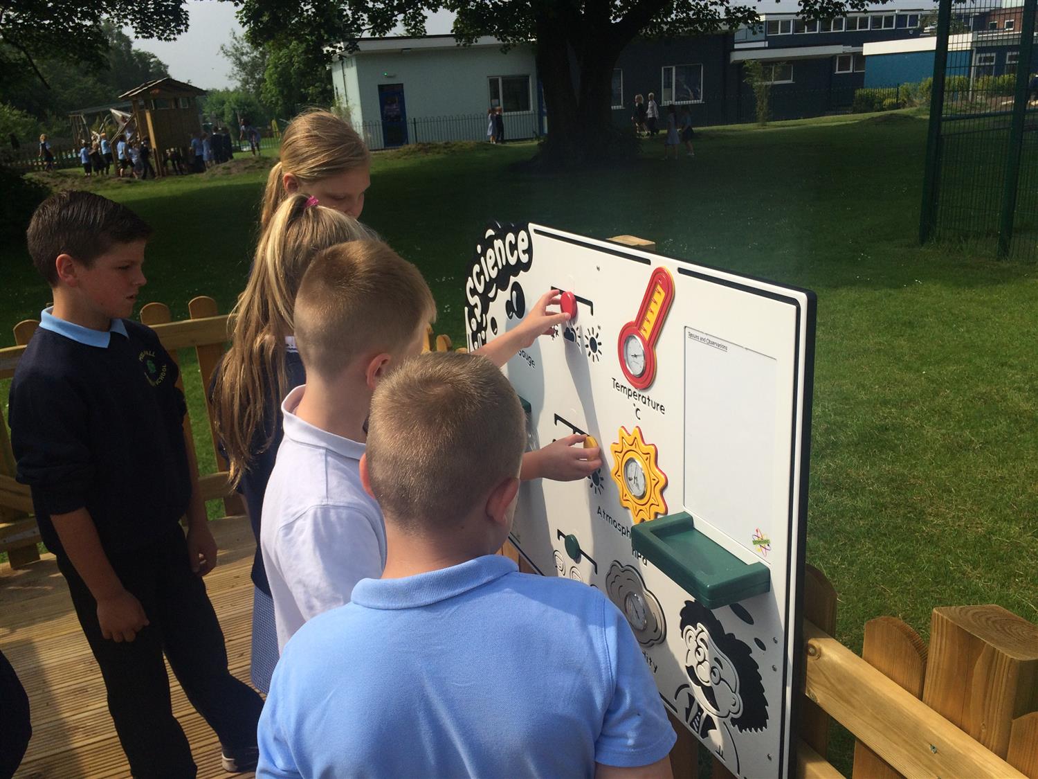 Peel Hall School's Outdoor Science Experiment | Pentagon Play