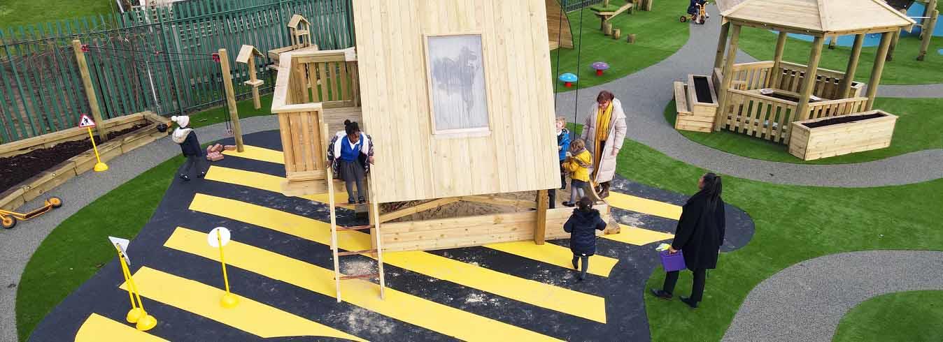 Wet Pour Safety Surfacing | Pentagon Play