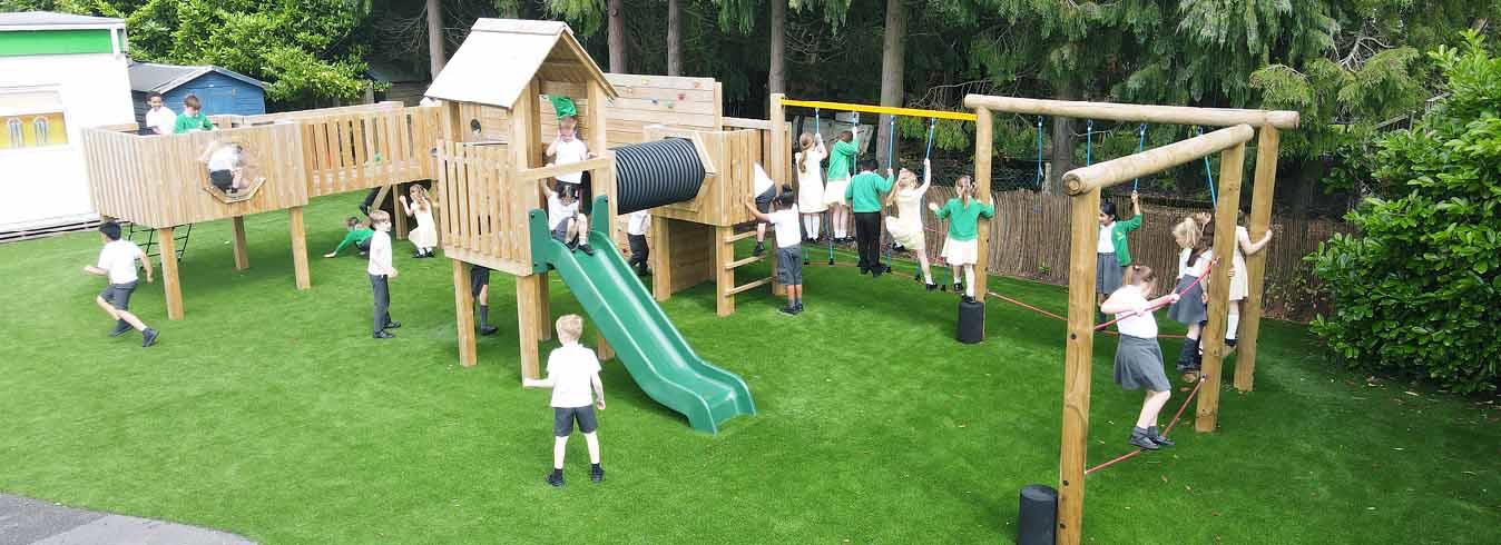 Play Towers For School And Commercial Playgrounds! | Pentagon Play