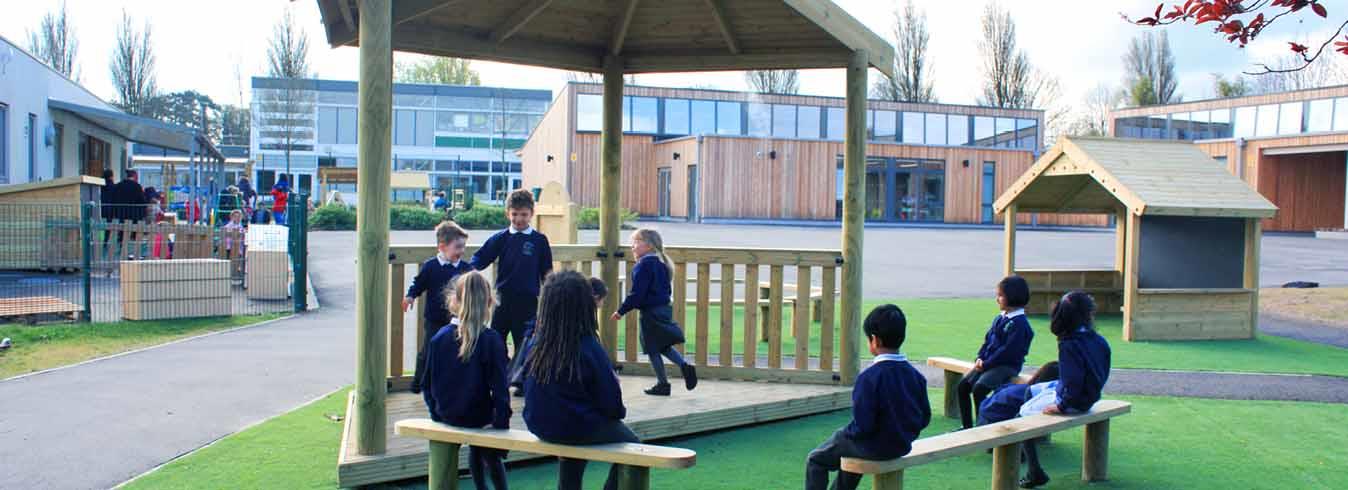 Playground Stages and Outdoor Stages For Schools | Pentagon Play