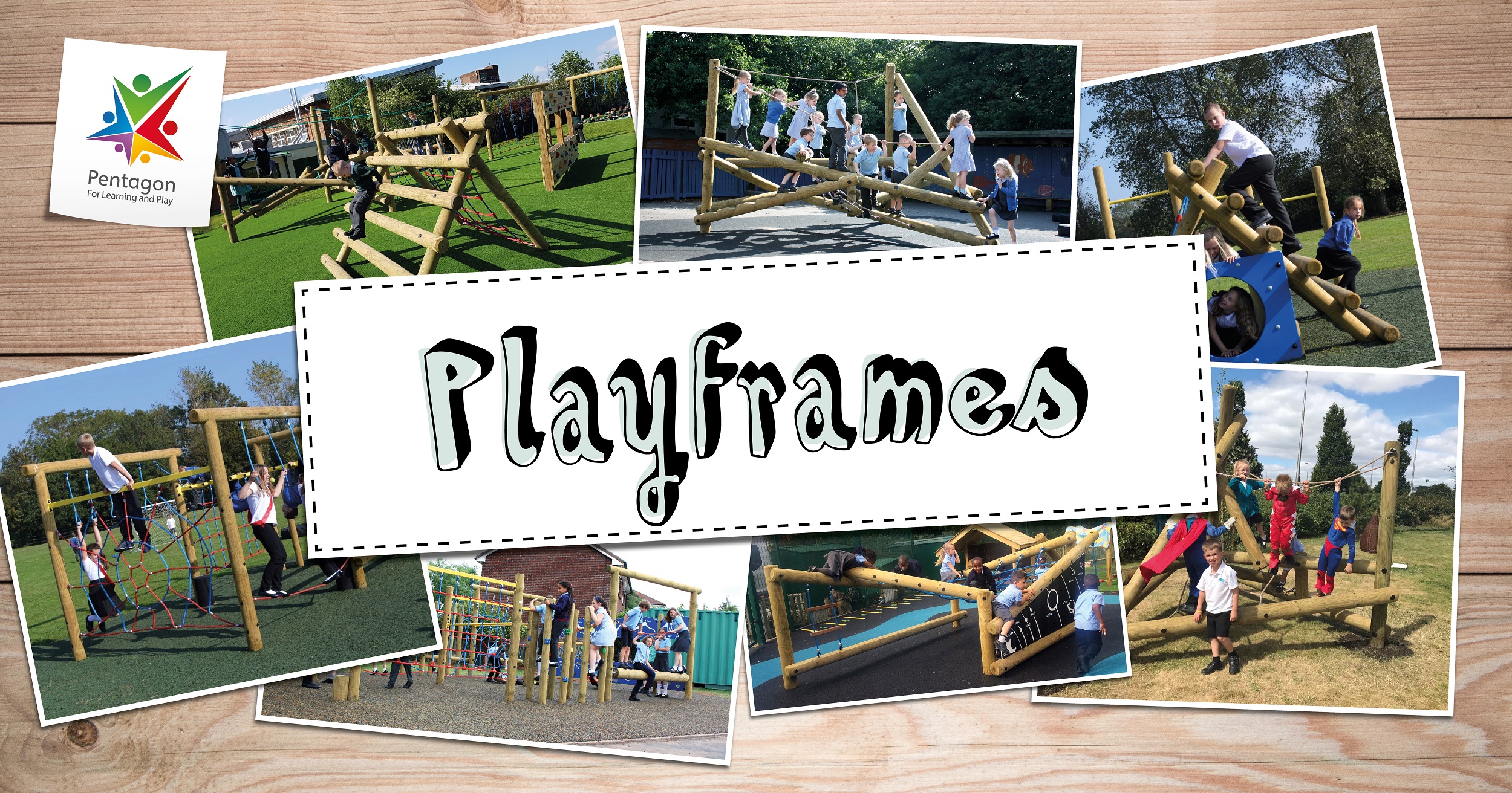 Outdoor Climbing Frames For Schools | Pentagon Play