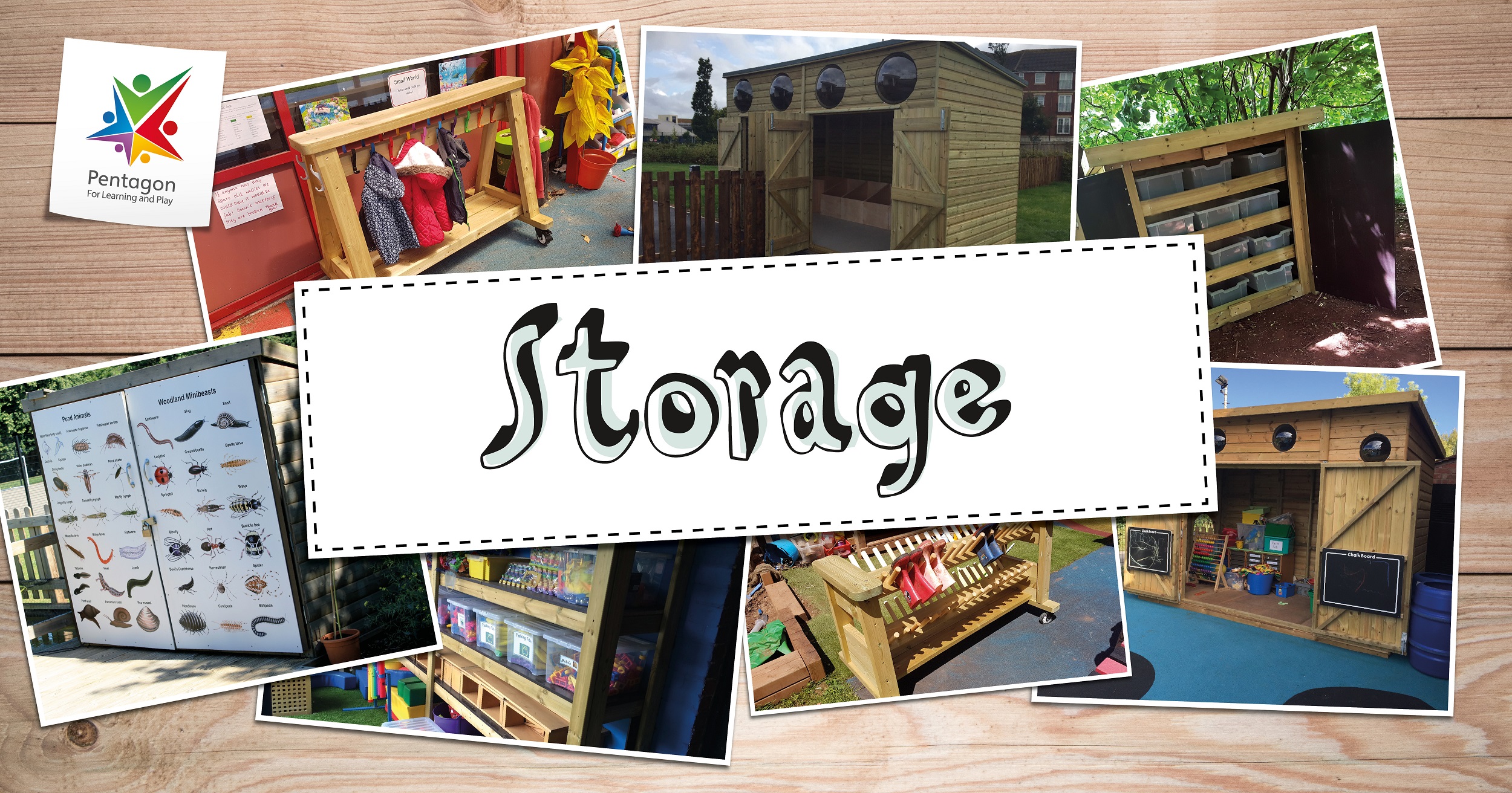 Playground Storage For Schools and Nurseries | Pentagon Play