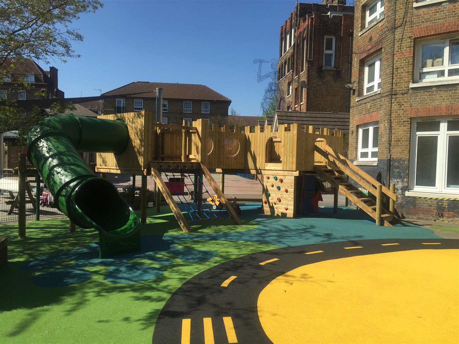 Harbinger's New Castle & EYFS Playground | Pentagon Play