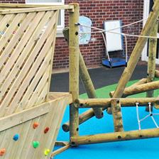 Locking Stump's Play Equipment & Outdoor Classroom | Pentagon Play