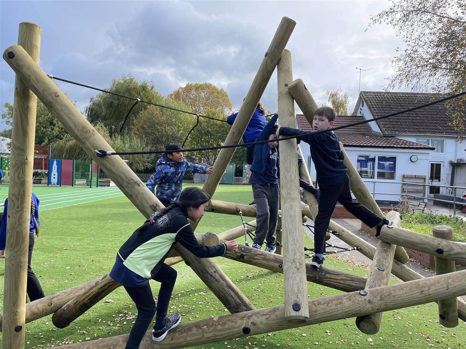 An Active Play Area at Gloucester Road Primary School | Pentagon Play