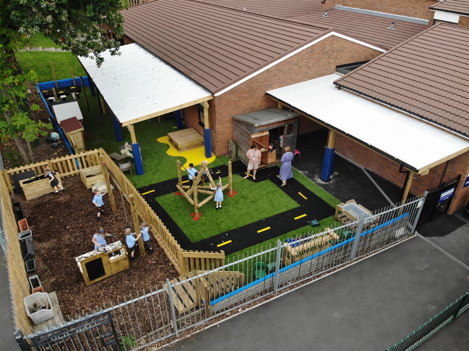 Inspiring Outdoor Area & MUGA at Westbrook Primary School | Pentagon Play