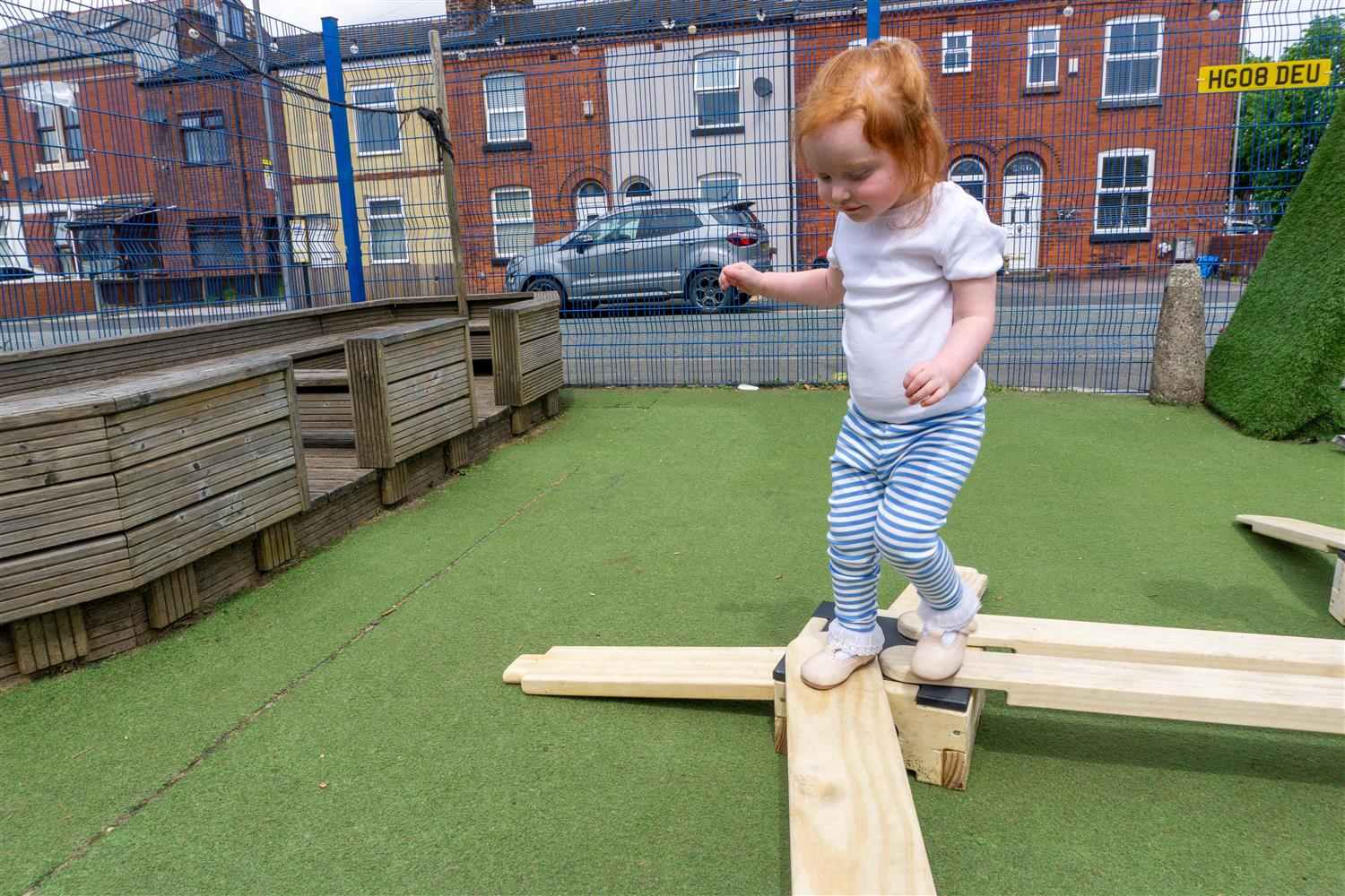 Constructive Play Equipment at Little Foxes Nursery | Pentagon Play