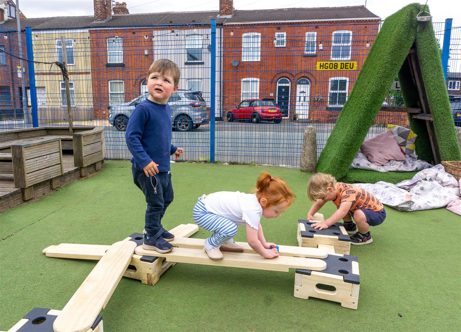 Constructive Play Equipment at Little Foxes Nursery | Pentagon Play