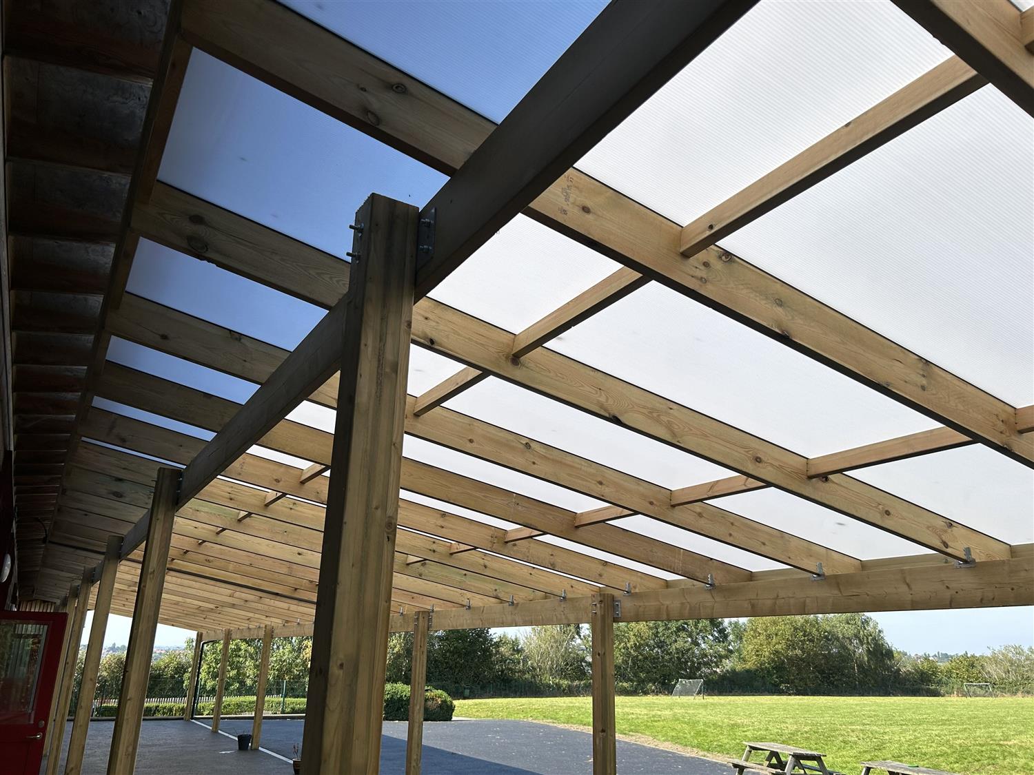 A New Bespoke Canopy For Gilthill Primary School! | Pentagon Play