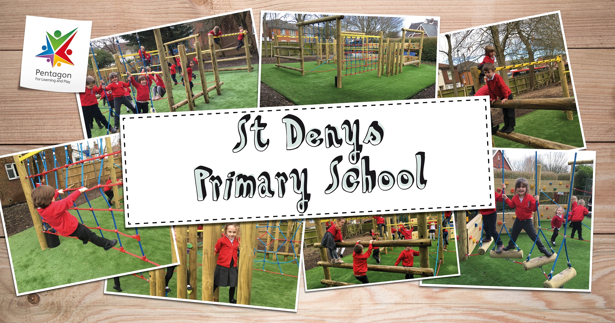 St Denys Primary's Active Playground Equipment | Pentagon Play
