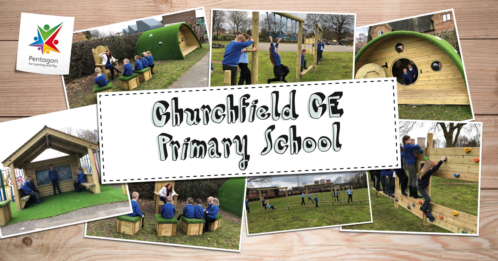 Churchfield Primary's 50m Trim Trail and EYFS Area | Pentagon Play
