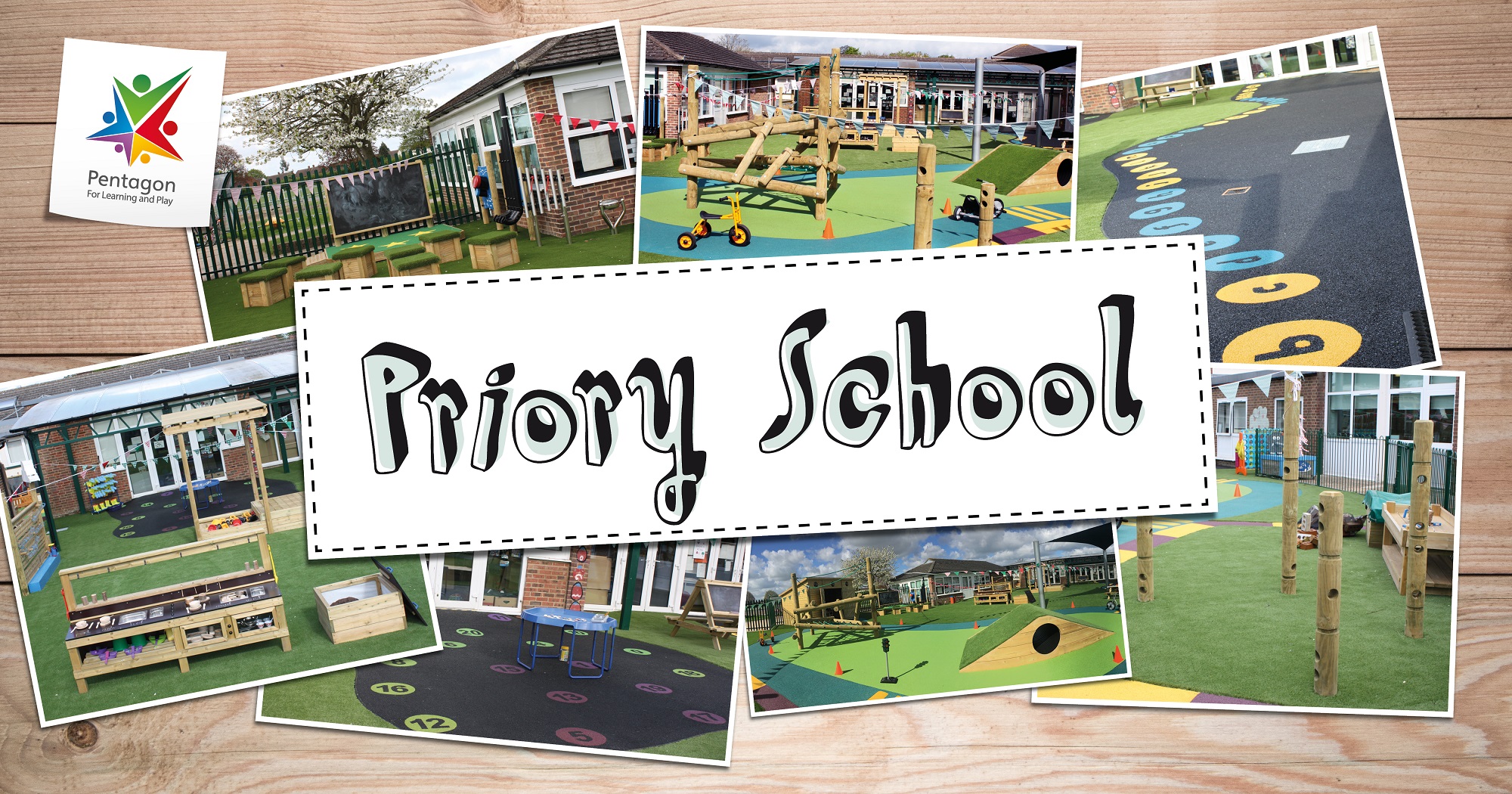Priory School's EYFS Playground Environment | Pentagon Play