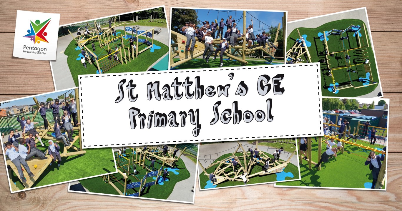 St Matthew's Active Playground Environment | Pentagon Play