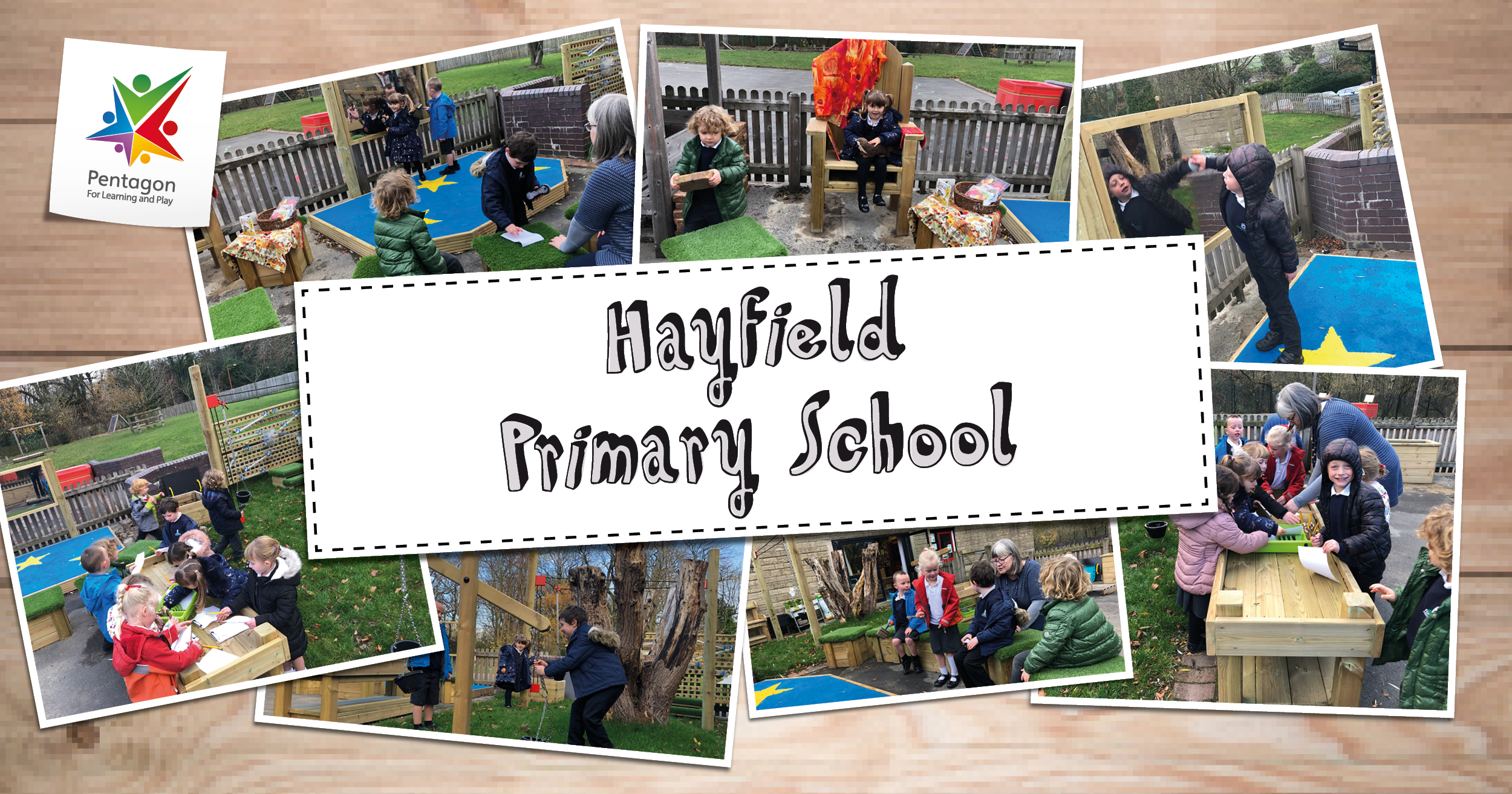Hayfield Primary's EYFS Playground Equipment | Pentagon Play