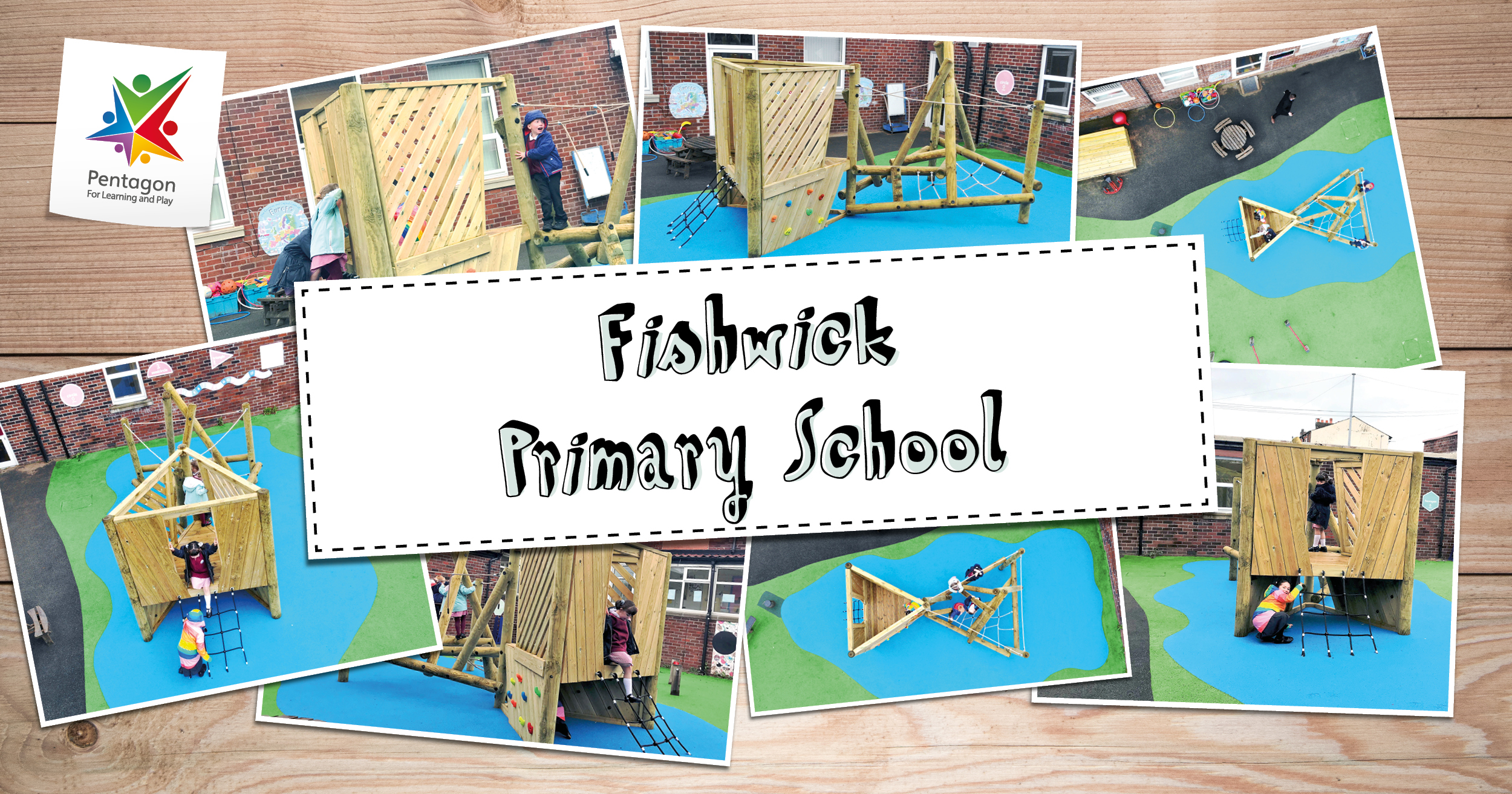 Fishwick Primary School's EYFS Climbing Frame | Pentagon Play