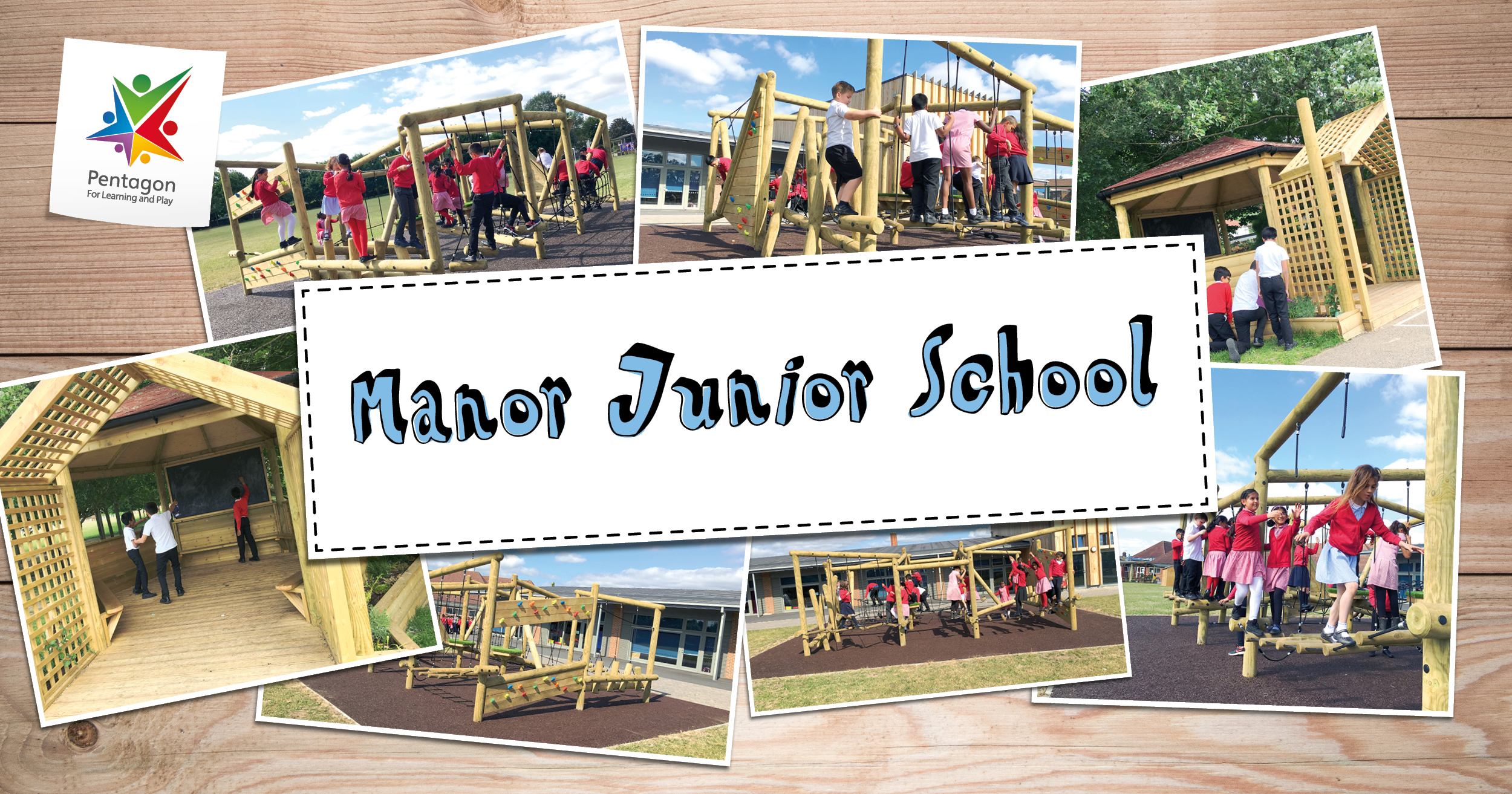 Manor Junior School’s Playground Equipment | Pentagon Play